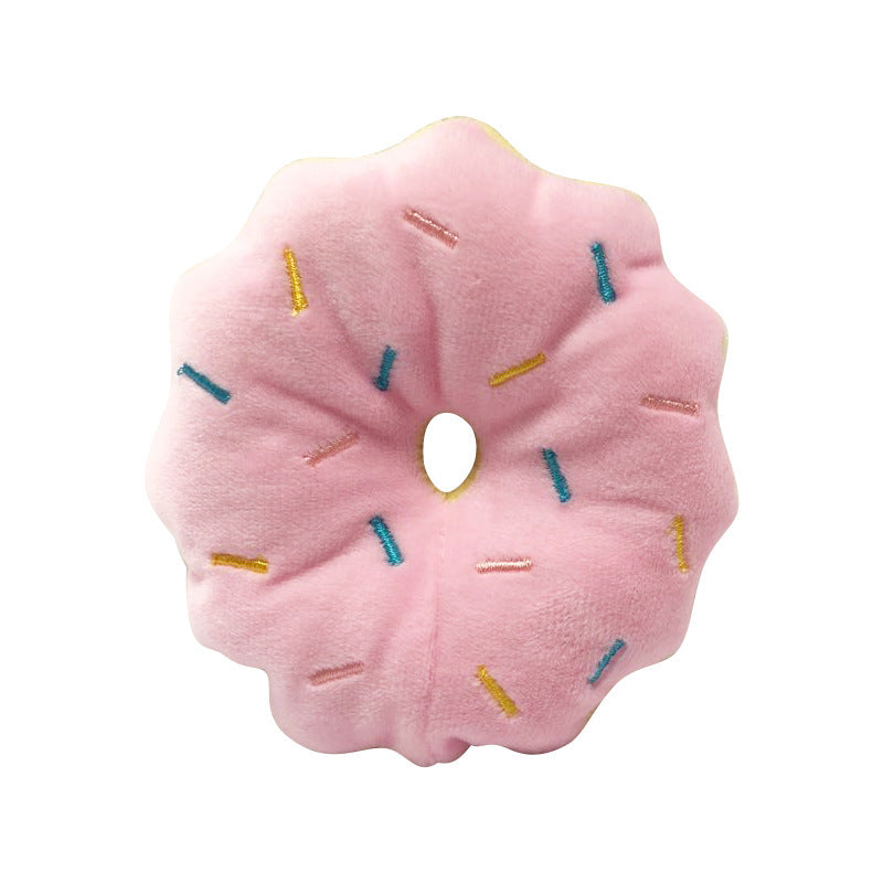 Squeaky Plush Donut – Performance Pet Foods